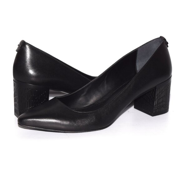 Calvin Klein | Shoes | Calvin Klein Natalynn 2 Black Leather Pointed ...